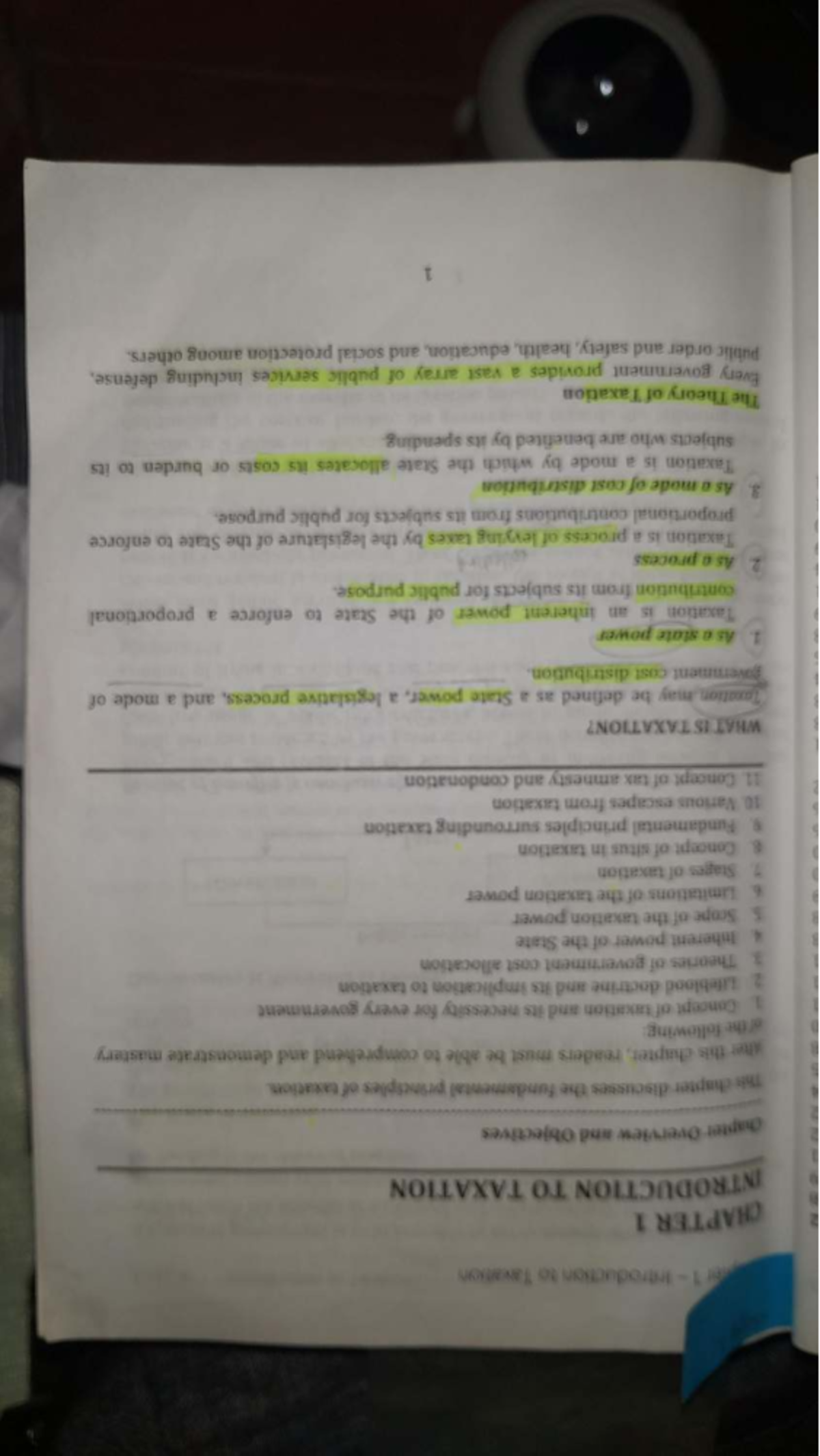 Taxation Fundamentals: An Introduction to Chapter 1 (Course Code: TAX101) - Studocu