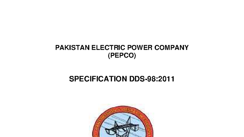 PEPCO AMI Services Division Design Standards Specification Document ...