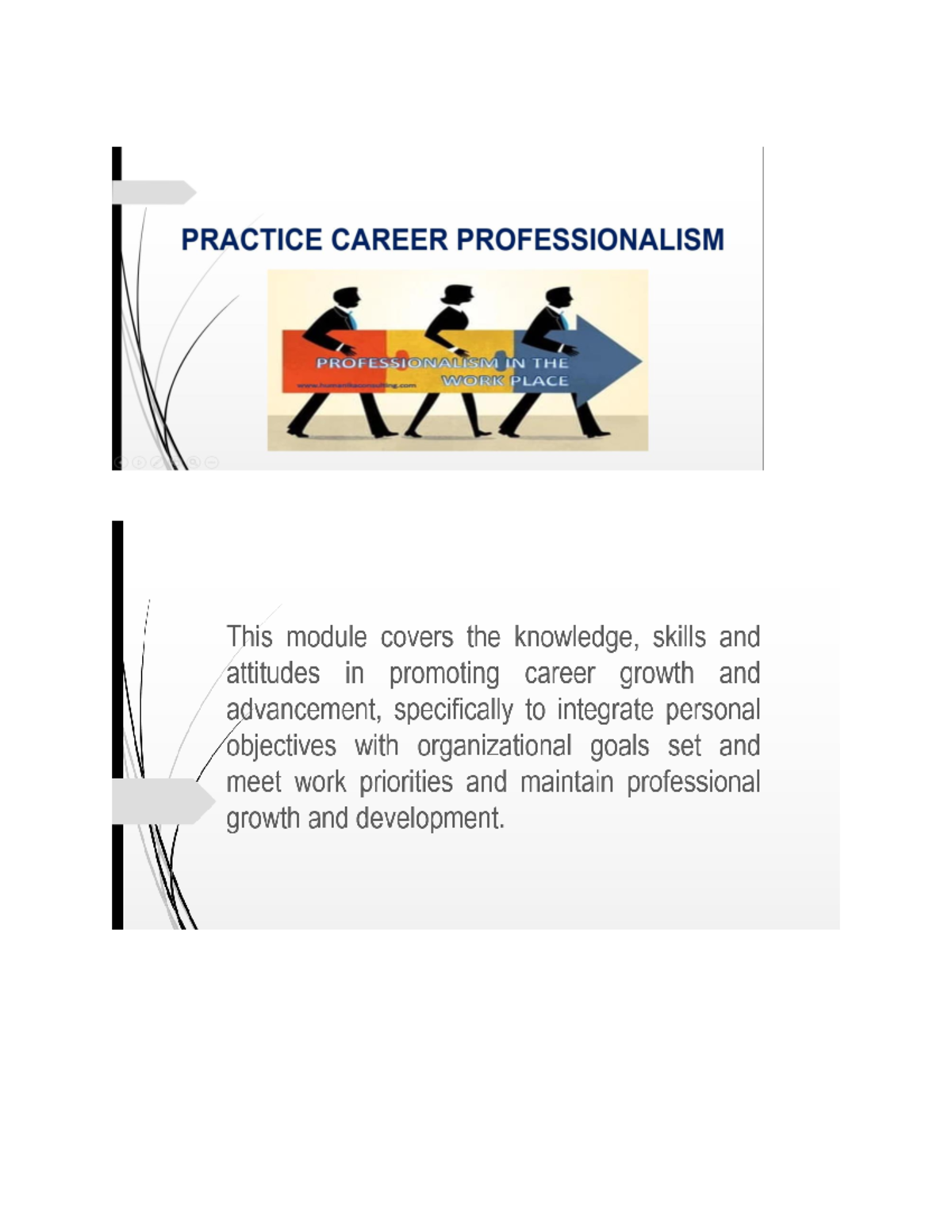Career and Professionalism Practice Guide - Studocu