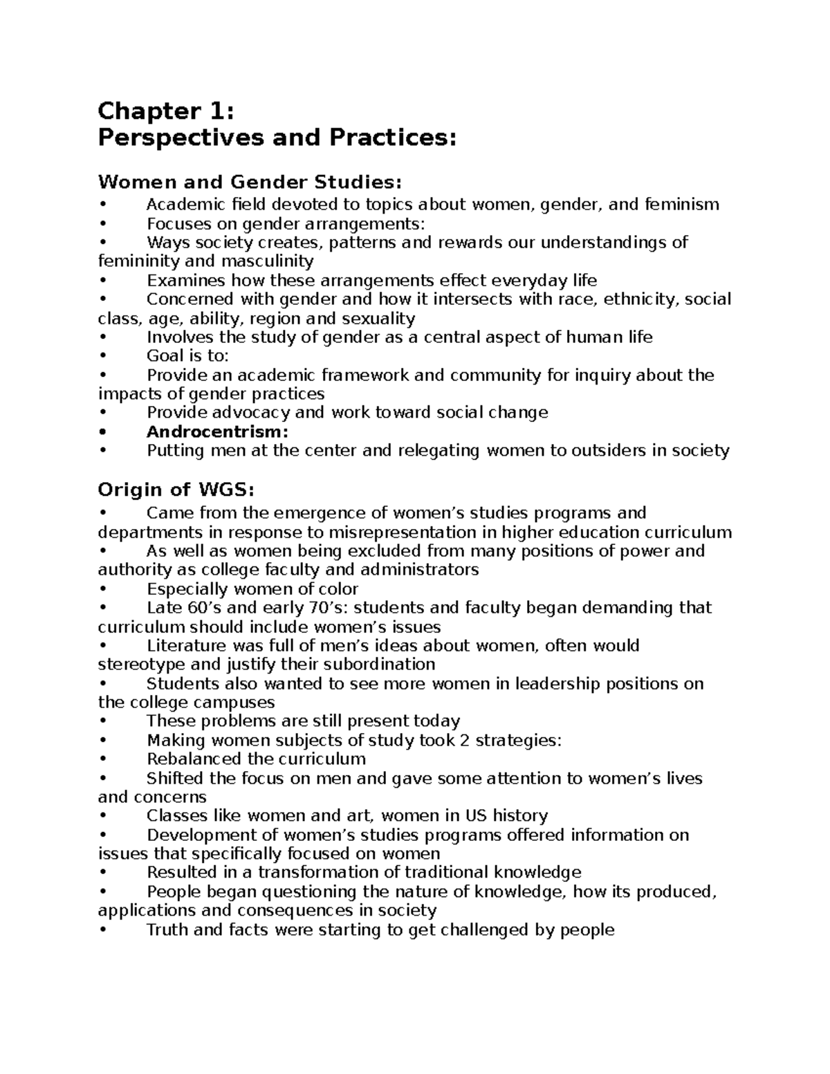 Chapter 1- Perspectives and Practices - Chapter 1: Perspectives and ...