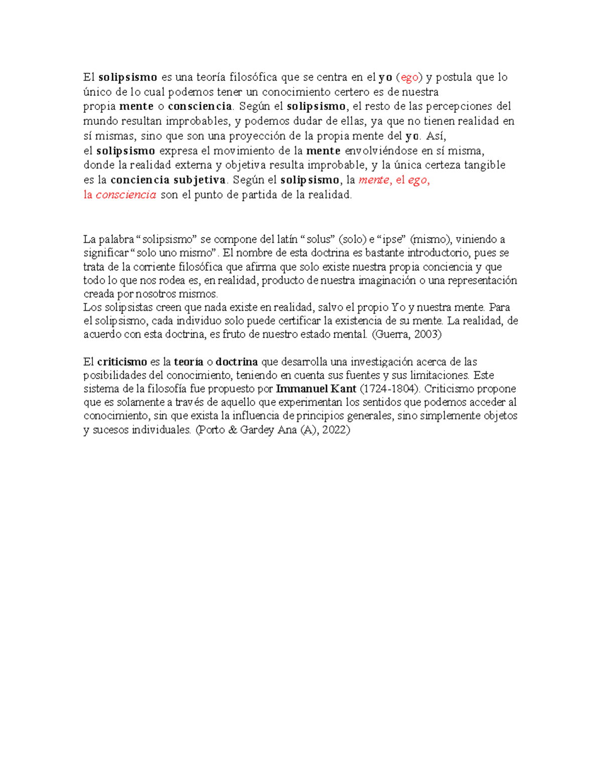 Epistemologia C - FALSACIONISMO - El solipsismo es una teoría ...