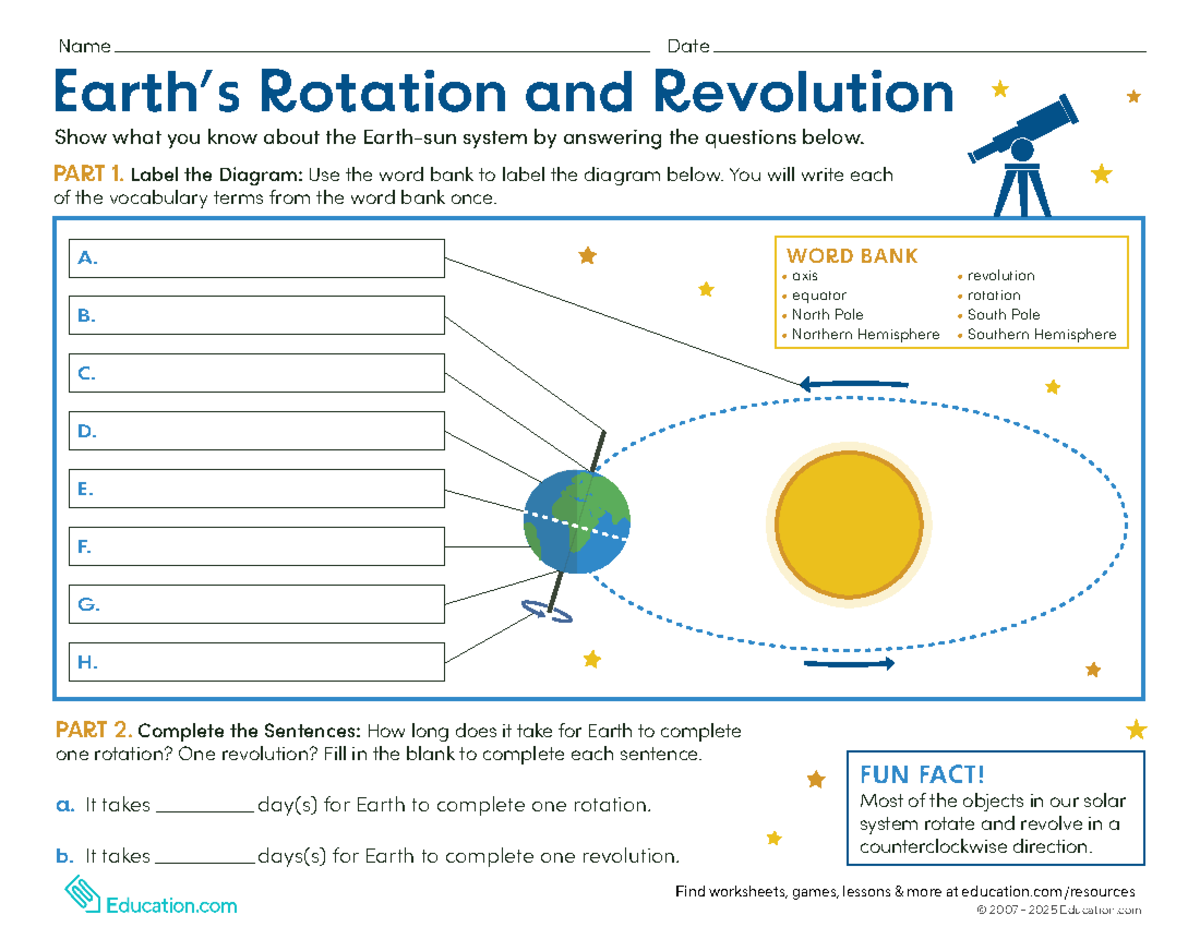 Earths rotation and revolution - Earth’s Rotation and Revolution PART 1 ...