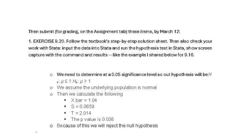SOCIO 101: Week 8 Homework on Hypothesis Testing and CI - Studocu