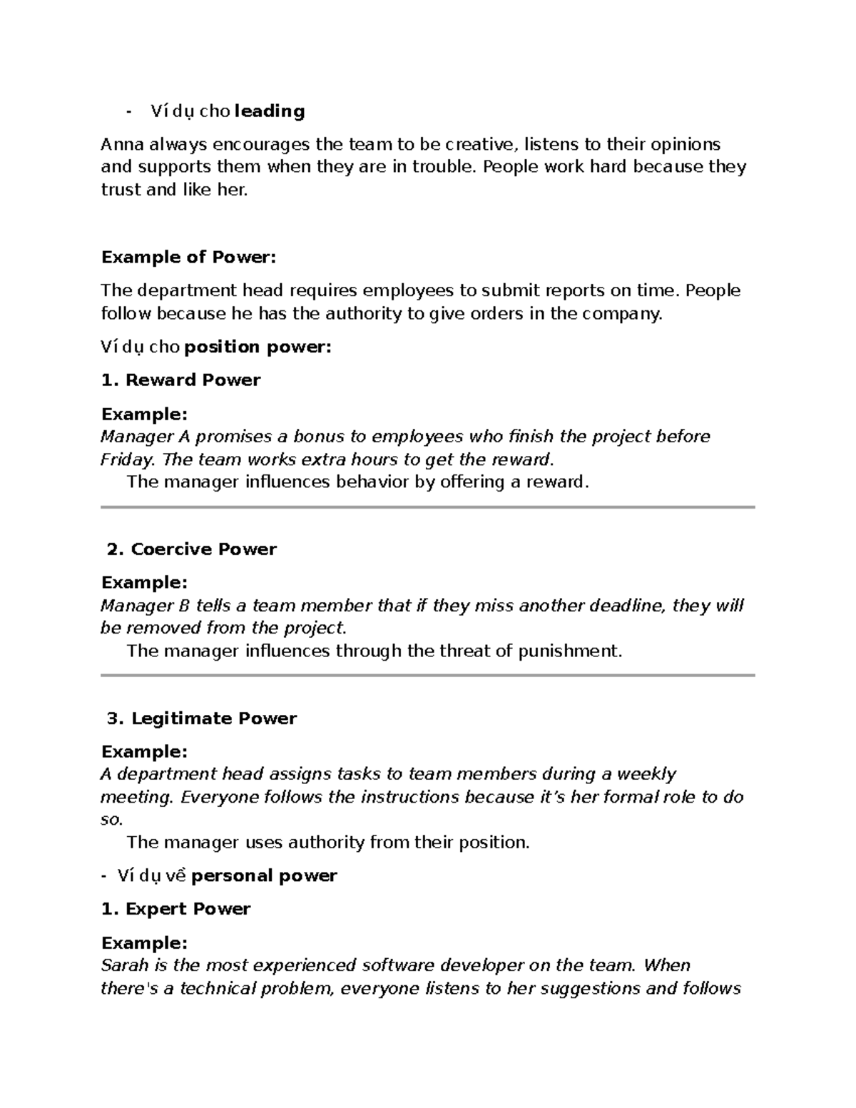 Chap 14 PM - Leadership Styles and Power Dynamics in Teams - Studocu