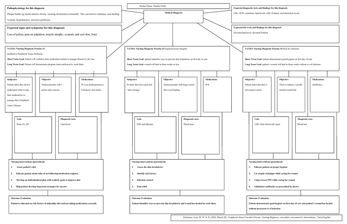 Medical surgical concept map venous stasis ulcer - [Type text] Medical ...
