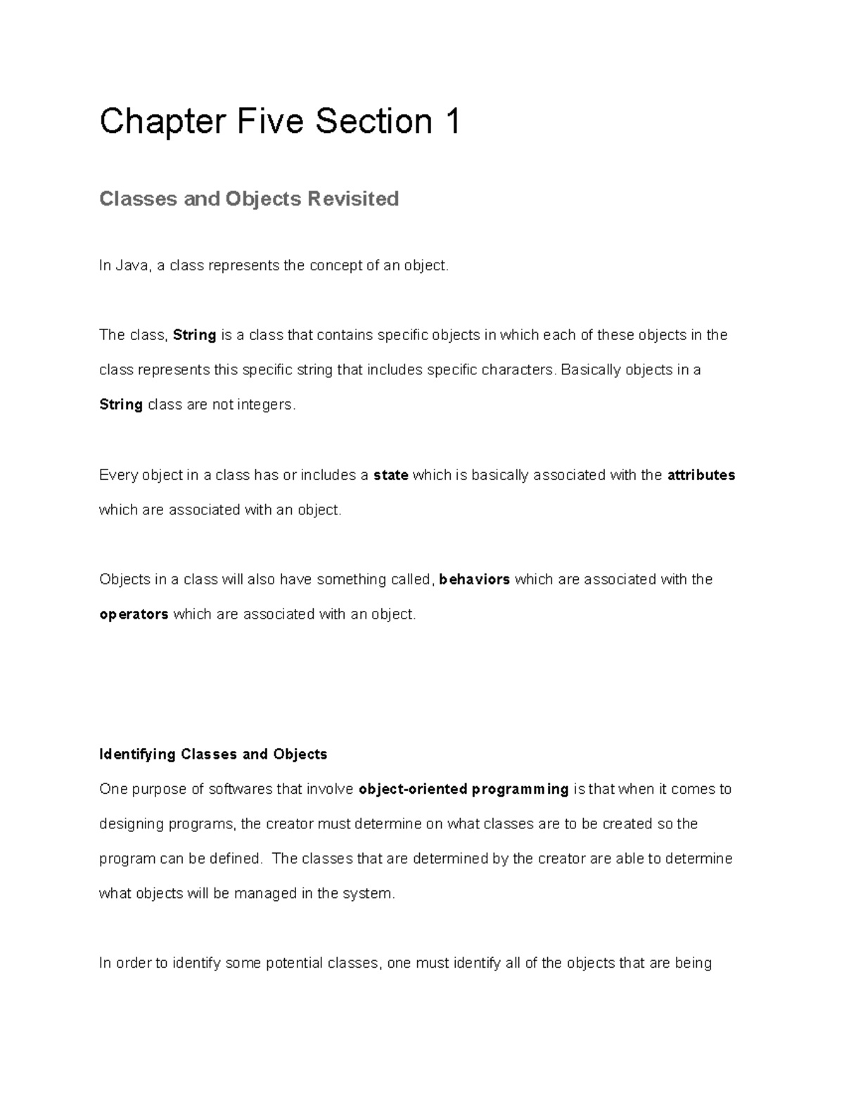 Java Foundations (Introduction to Program Design and Data Structures) Chapter 5 Section One ...
