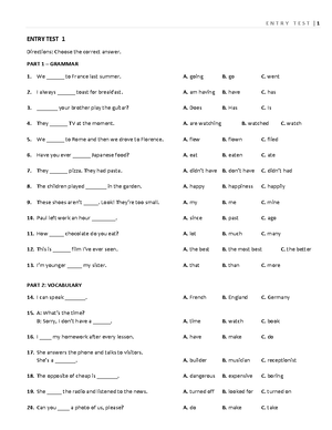 Speaking int 7 - material - SPEAKING MATERIAL ENGLISH FILE INTERMEDIATE ...