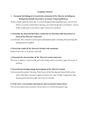 Edith Jacobson - VSIM - Edith Jacobson Simulation 1. Document your ...