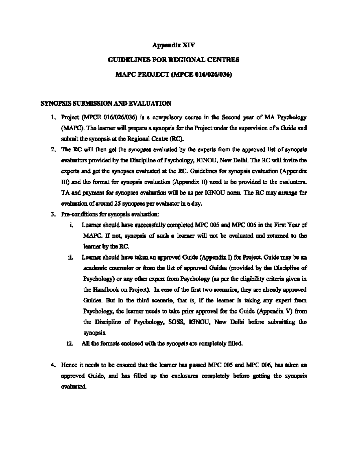 Project-guidelines - Project Guideline - Appendix XIV GUIDELINES FOR ...