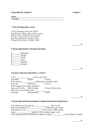 Infos aktuell 2 Kurztest K4 Lektionen 1-2 Gruppe B - Studocu
