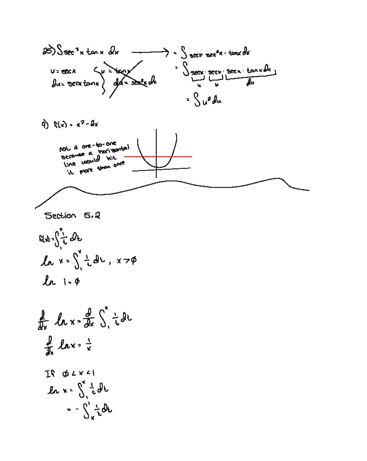 Mathematics Notes Laws Of Logarithms Integration Techniques Studocu