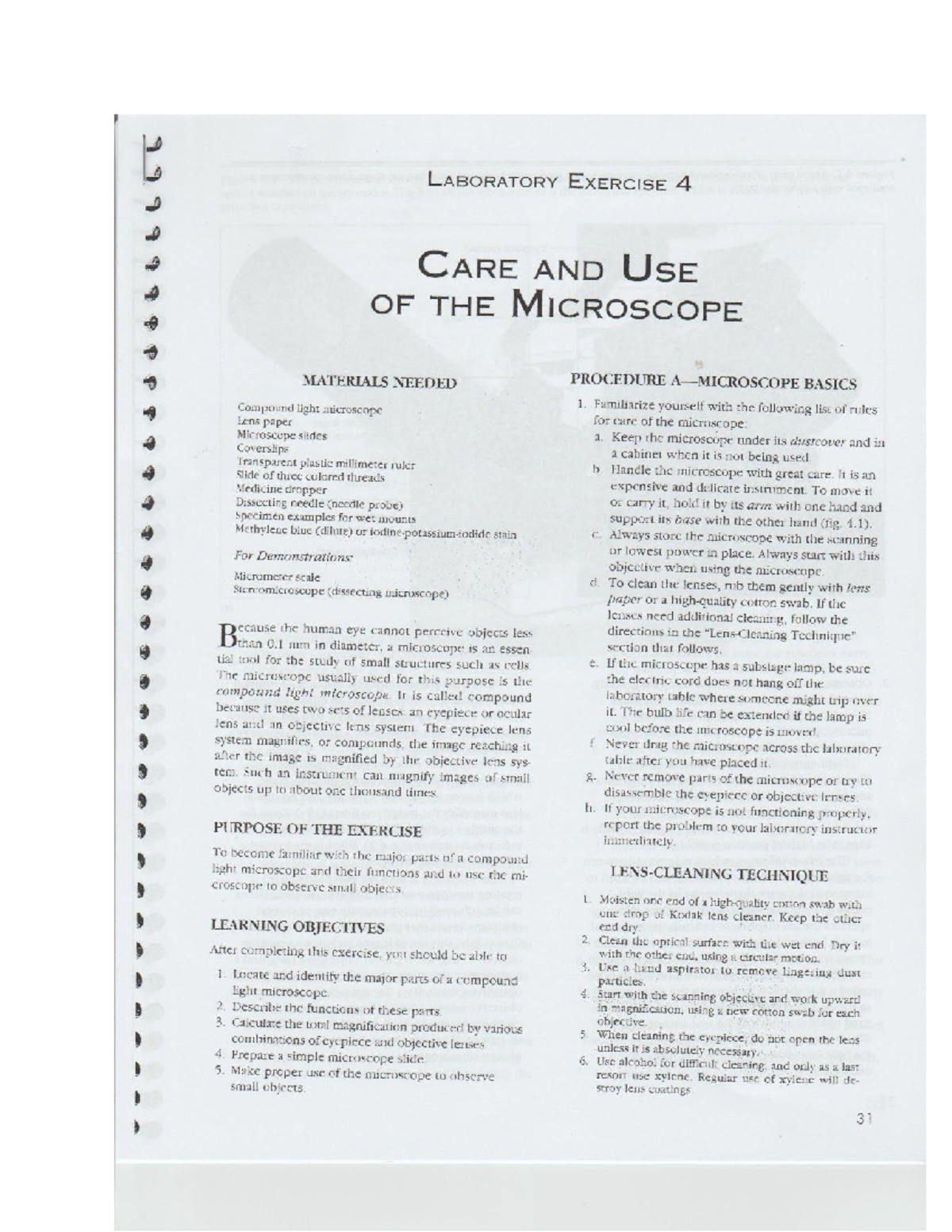 Lab+Microscopes 2 - Blank lab for microscopes, Anatomy and Physiology ...
