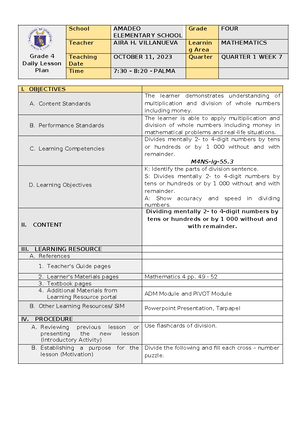 Final COT - VISUAL ELEMENTS - Republic of the Philippines Department of ...