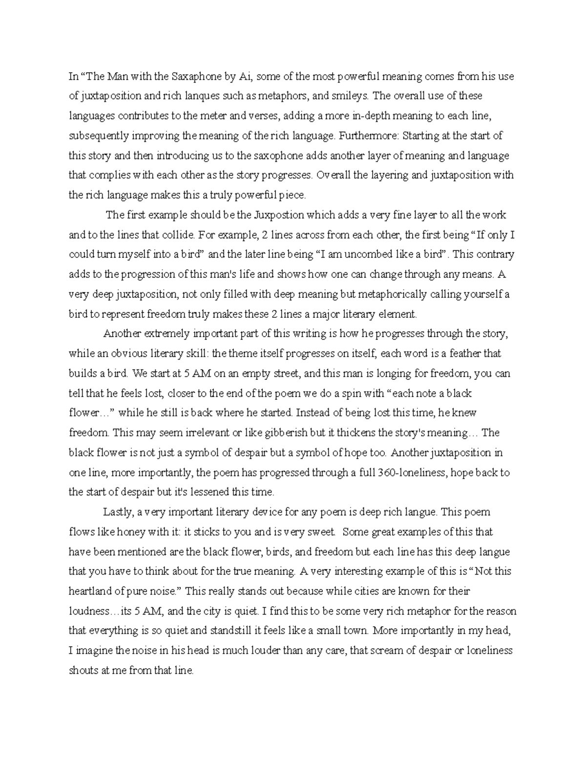 AP Literature Essay Prompts Q1 & Q3: Juxtaposition & Rich Language ...