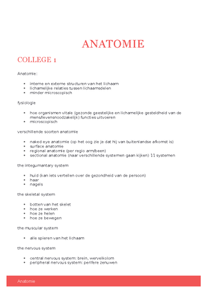Vlakken en assen - Lichaamsvlakken Het lichaam bestaat uit drie vakken ...