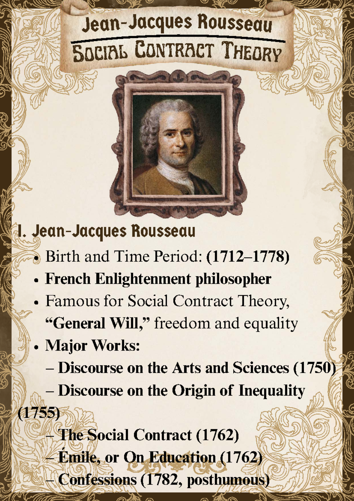 Rousseau's Social Contract Theory: Insights & Significance - Studocu
