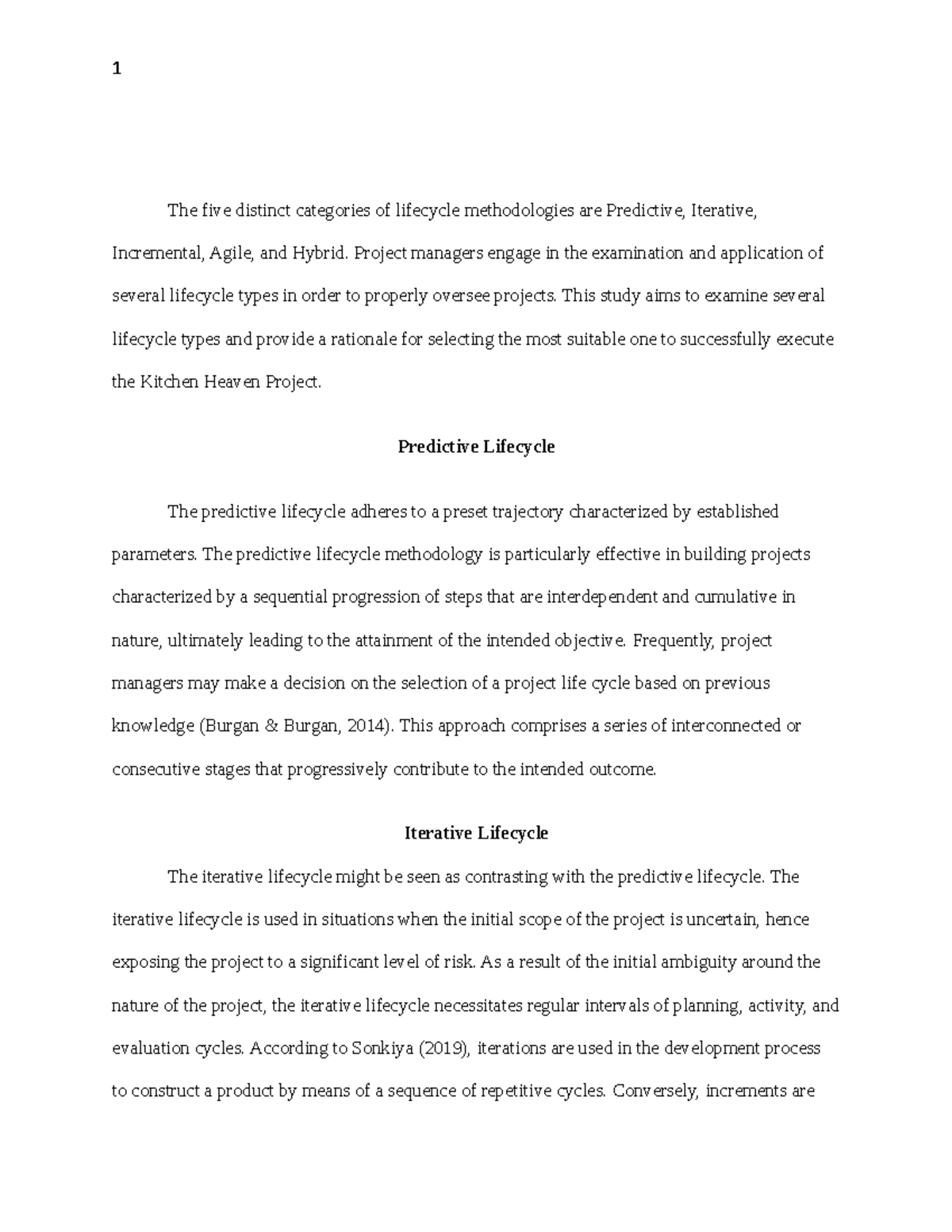 Kitchen Heaven Project Case Study - Lifecycle Methodologies (Part 5 ...