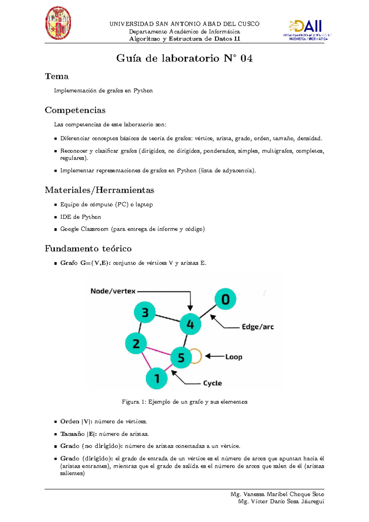 AED2 - Guía 04: Implementación de Grafos en Python - Studocu
