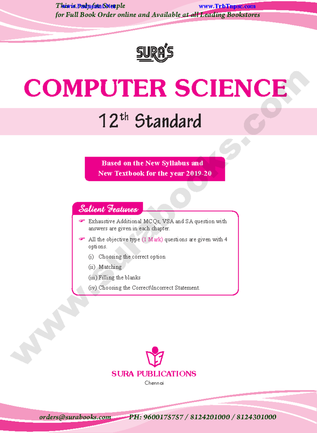 Sura's XII Std Computer Science Guide - Sample Document - Studocu