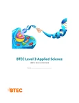 BTEC Applied Science UNIT 5 Biology Past Exam Paper - May 2024 - Studocu