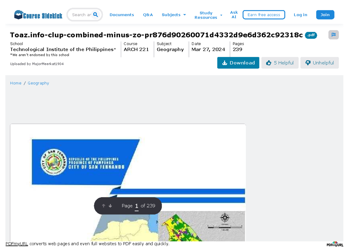 ARCH 221 Geography: Comprehensive Study Resource Guide - Studocu