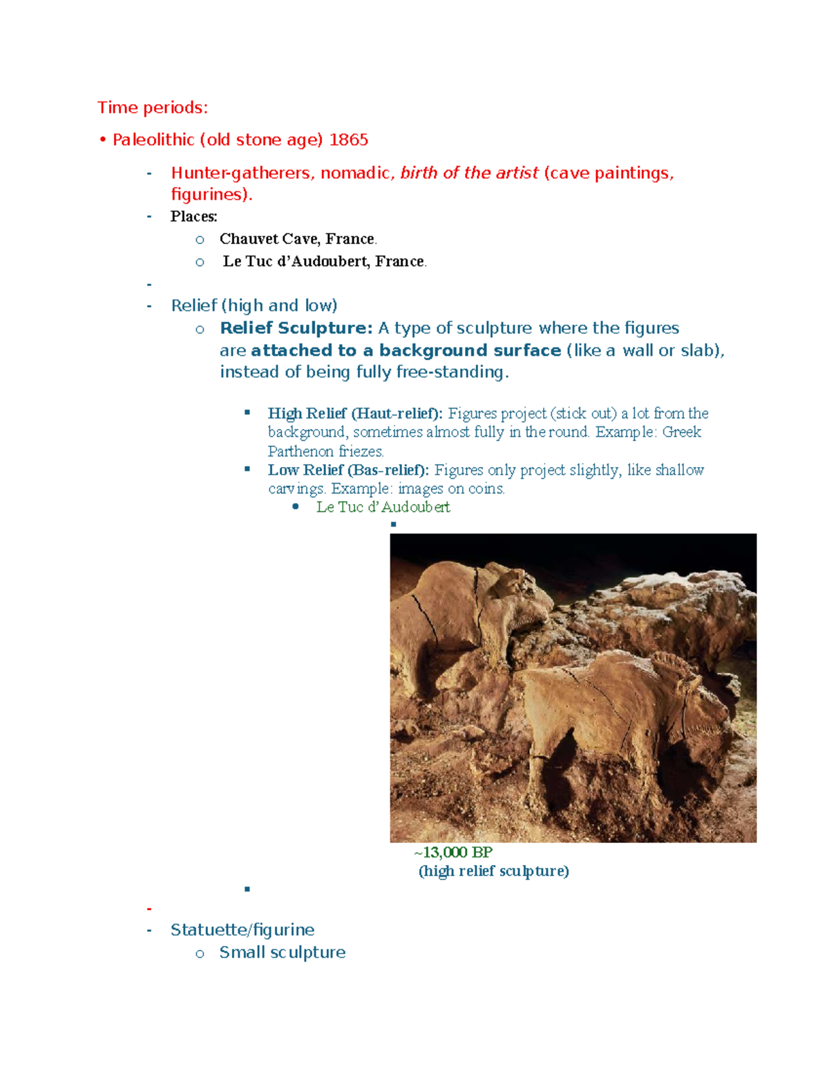 Art Historical Periods & Cultural Significance: A Study Guide (AH 1865 ...