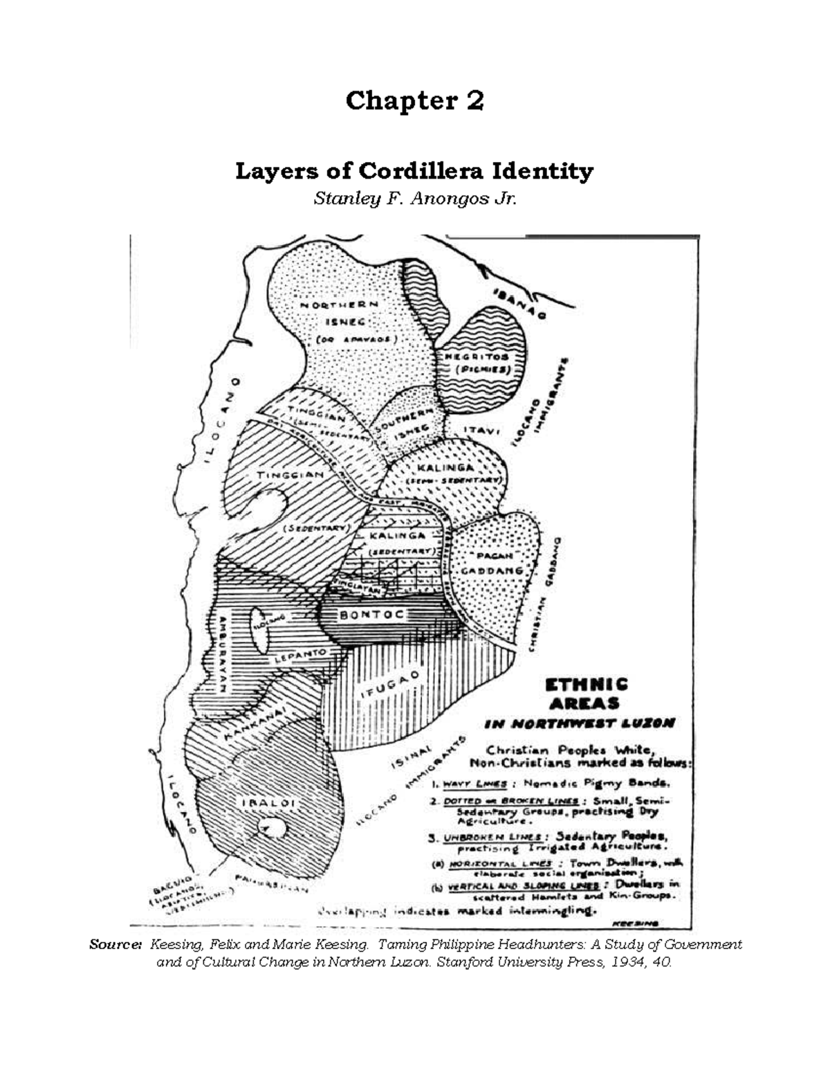 Chapter 2: Layers of Cordillera Identity (Unit 1) - Igorot Heritage and ...