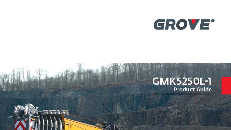 Grove GMK5250L-1 Product Guide: Features & Specifications - Studocu