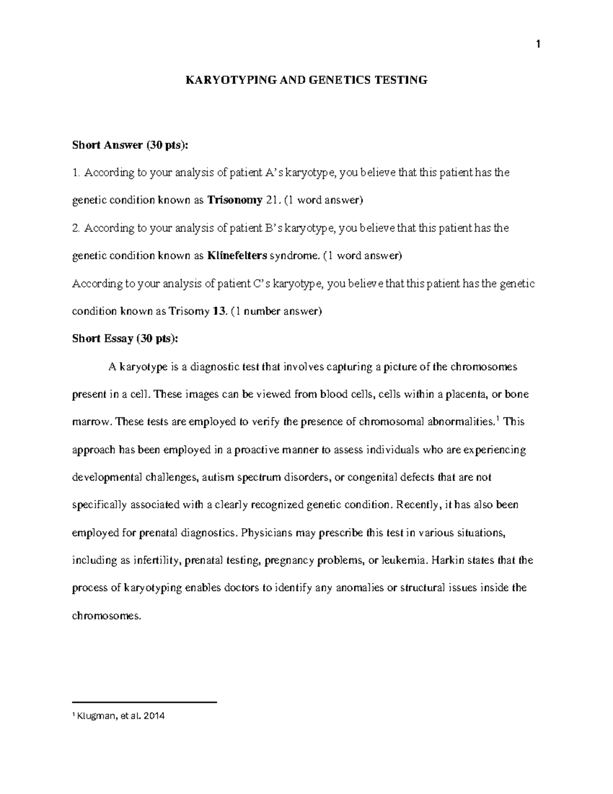 Karyotyping & Genetics Testing: Identifying Chromosomal Abnormalities ...