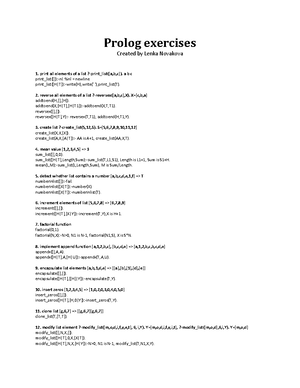 [Solved] For each of the following predicates describe the relation ...