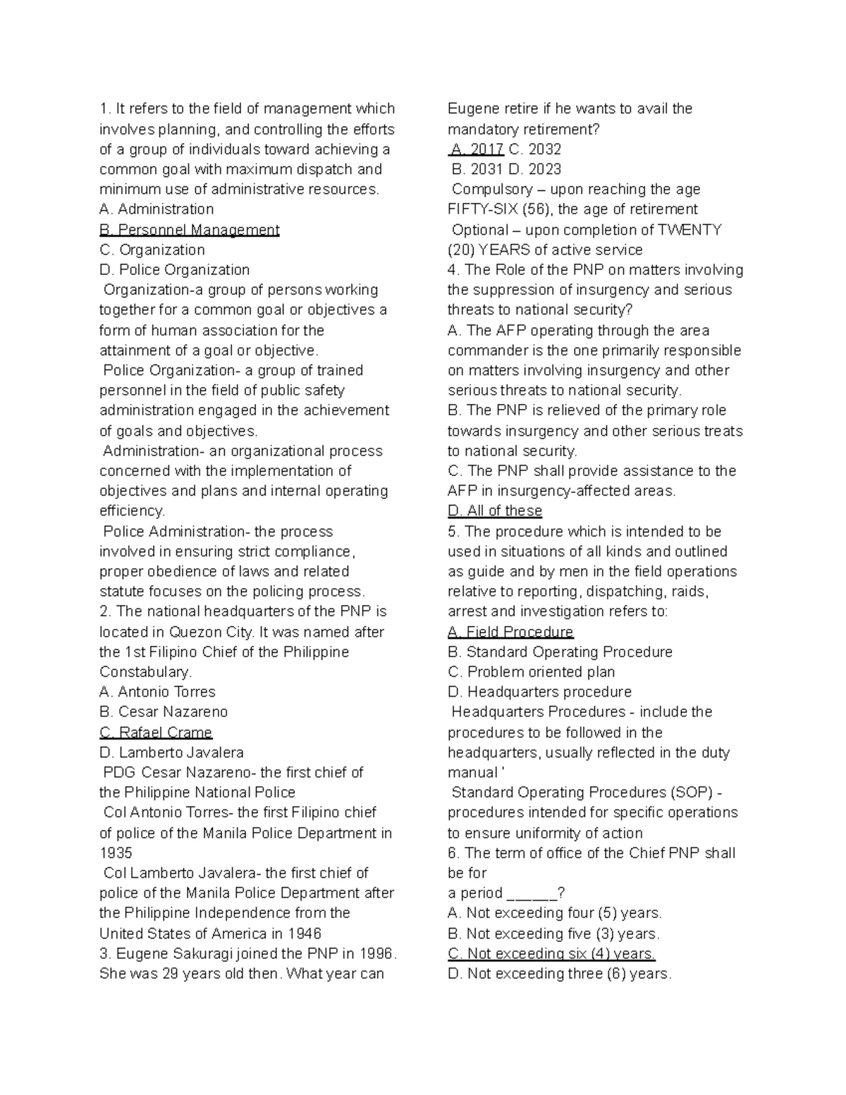 CRI 201 - Comprehensive Review Notes on Polygraph Testing - Studocu