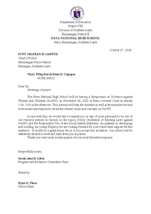 Official-Ballot - Sample Ballot for SSLG Election. - OFFICIAL BALLOT ...