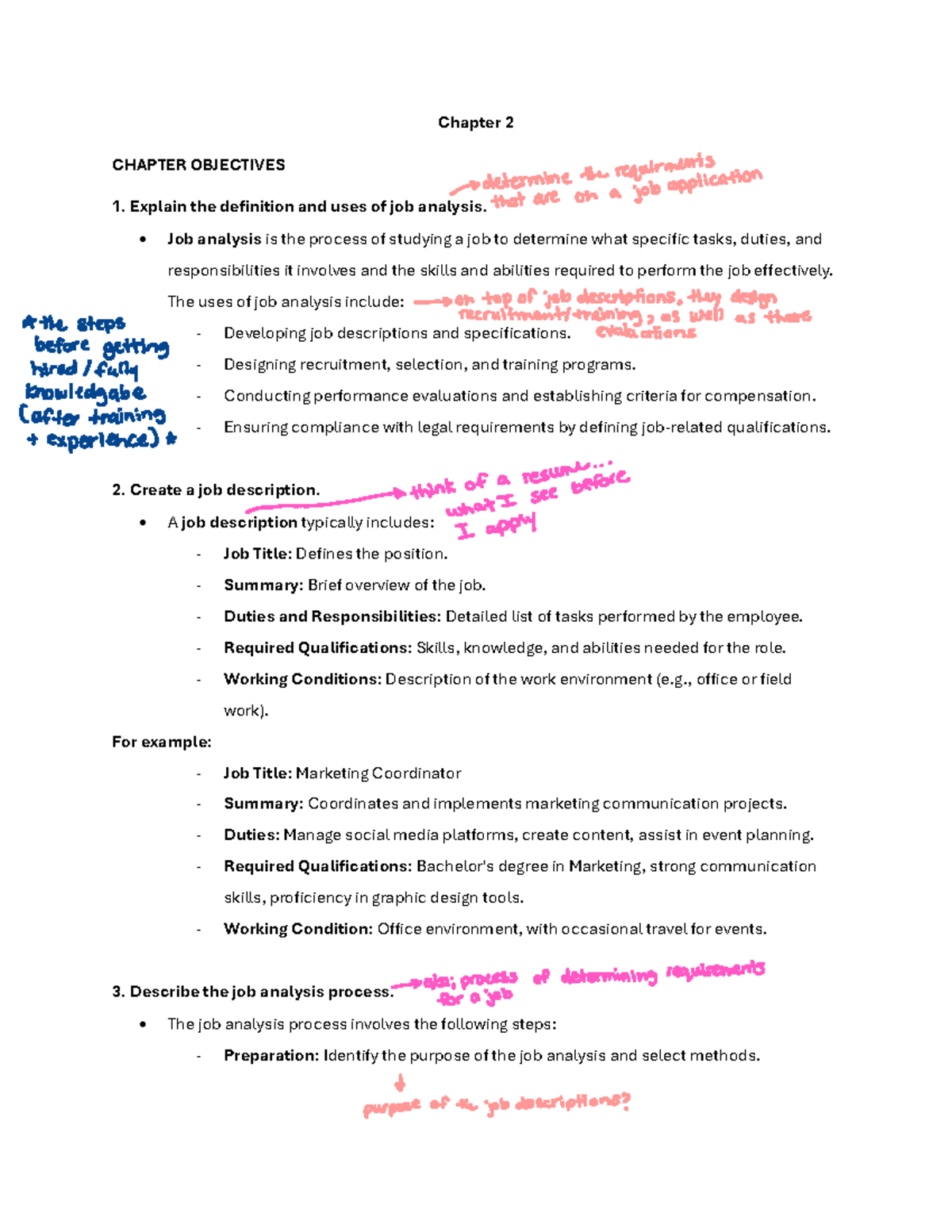 Chapter 2 - Job Analysis and Job Evaluation (IO Psych) - Studocu