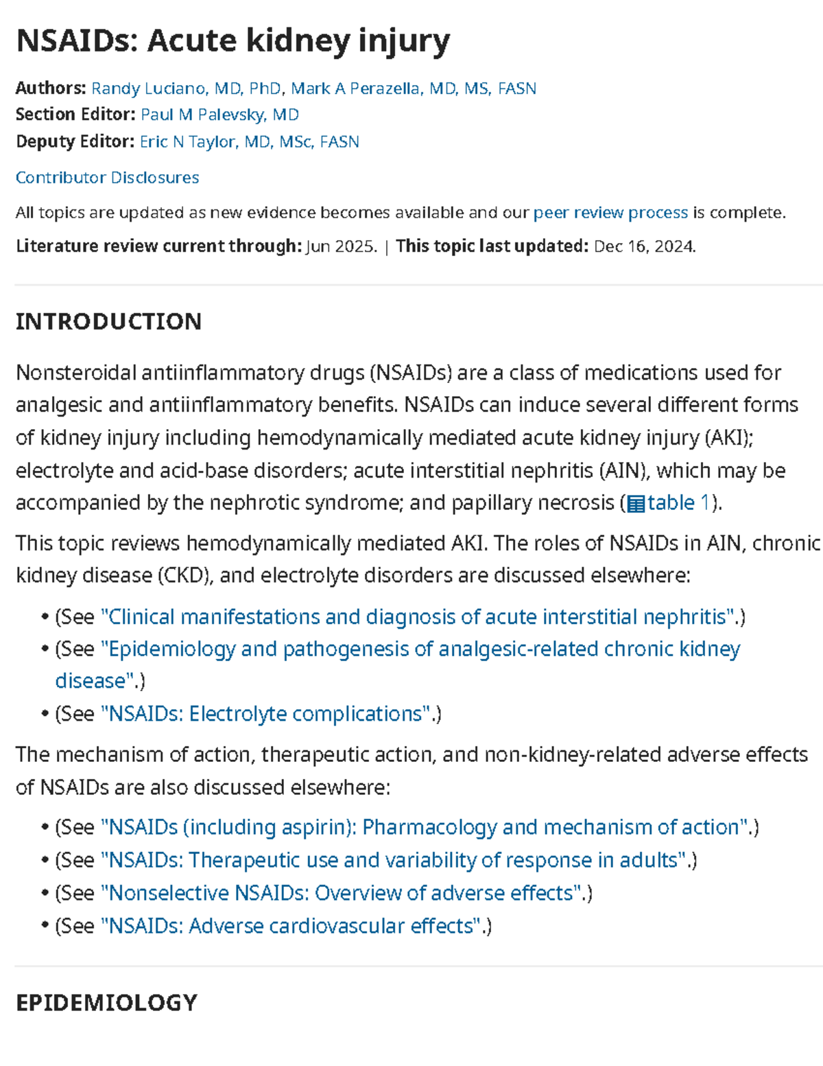 NSAIDs and Acute Kidney Injury: Understanding Risks and Mechanisms ...