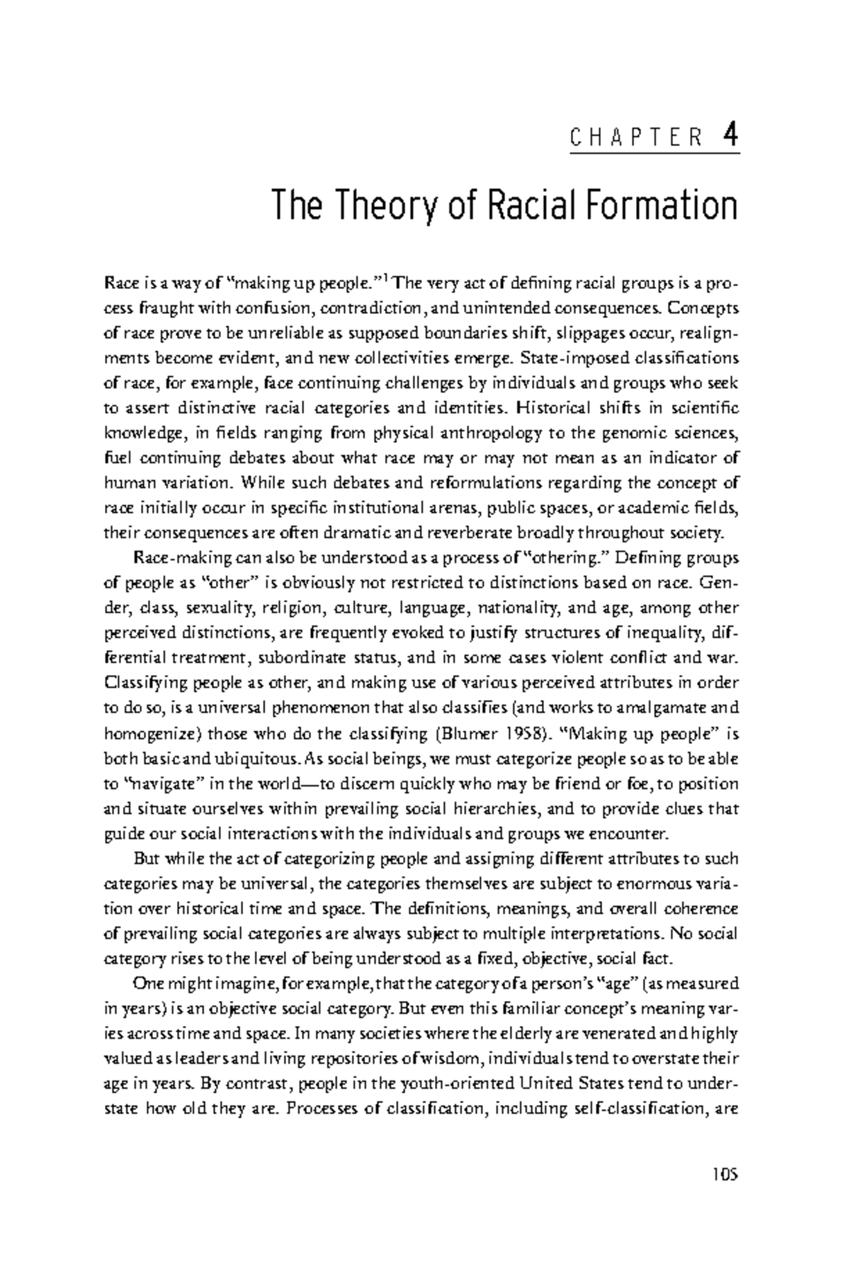 Racial Formation Theory: Key Concepts and Social Implications (SOC 305 ...