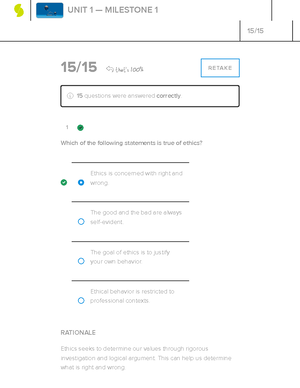 UNIT 3 Milestone 3 - 1 CONCEPT → Critically Analyzing the Work 21 / 21 ...