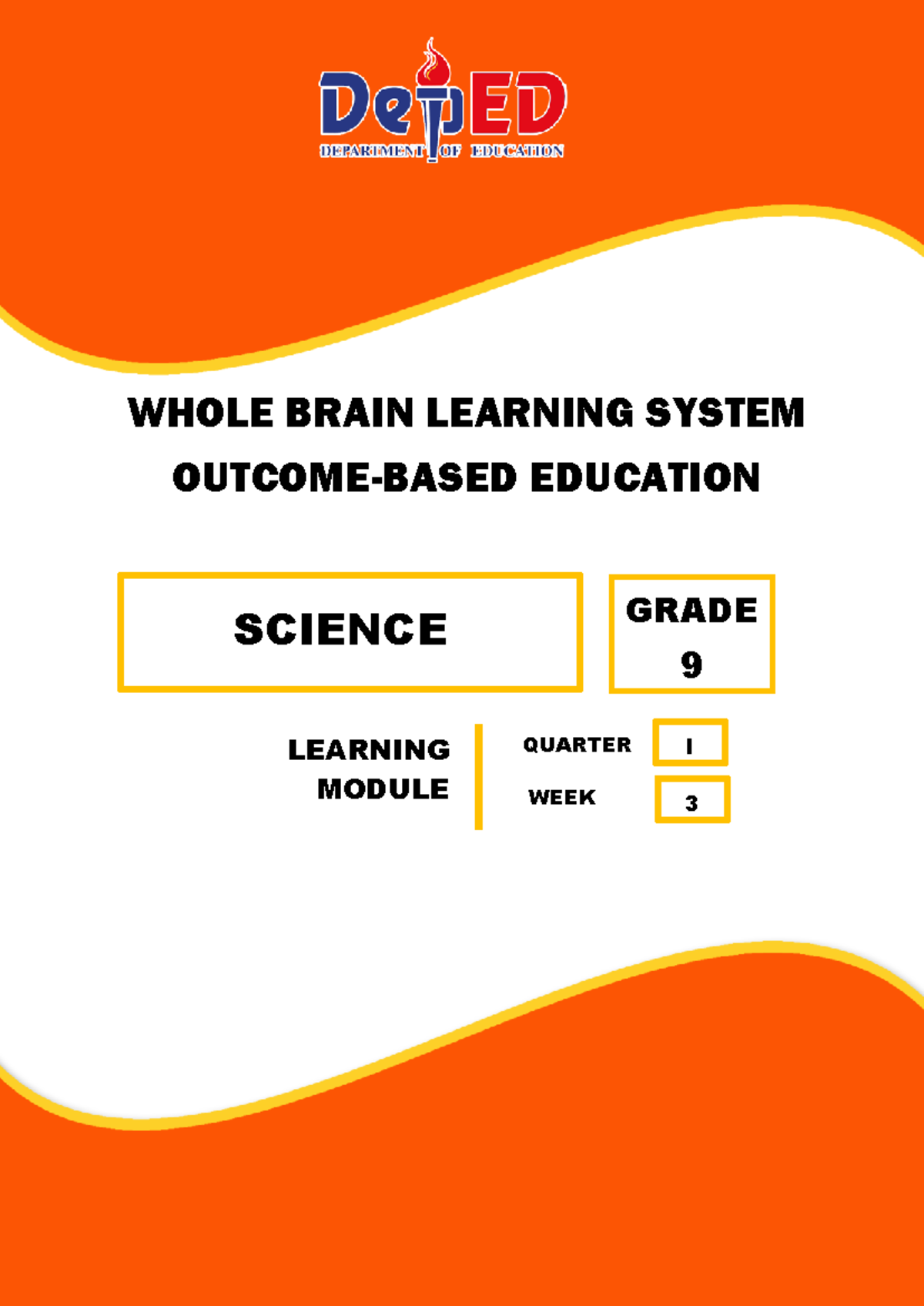 Science 9: Module on Heredity, Inheritance, and Variation (Quarter 1 ...