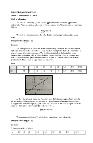 Math11 BC Q3 M8 pdf - Basic Calculus - 1 Republic of the Philippines ...