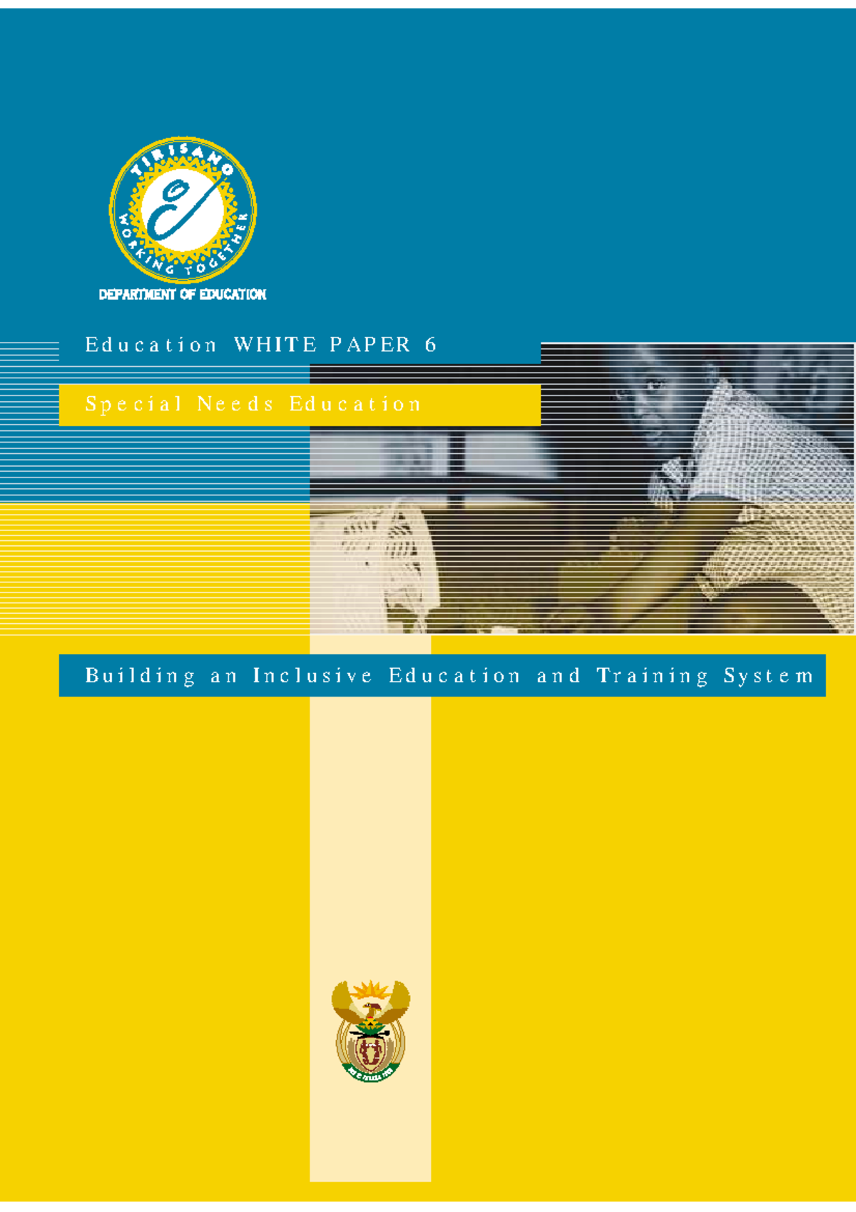 Education White Paper 6: Building an Inclusive Education System - Studocu