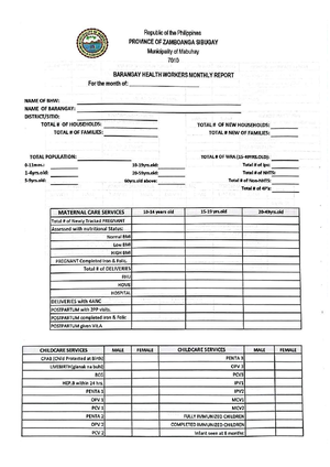 2 Child Representation for BCPC - Barangay Resolution Republic of the ...