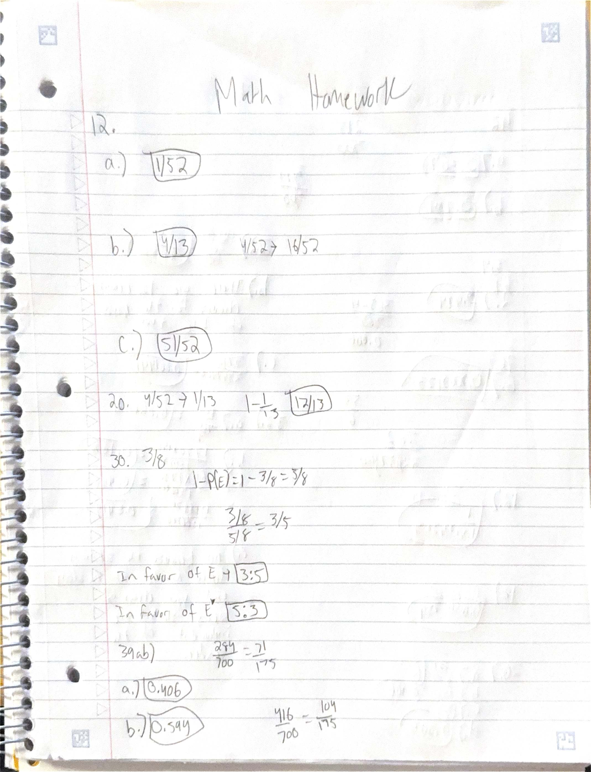 MITH Homework Worksheet - Studocu