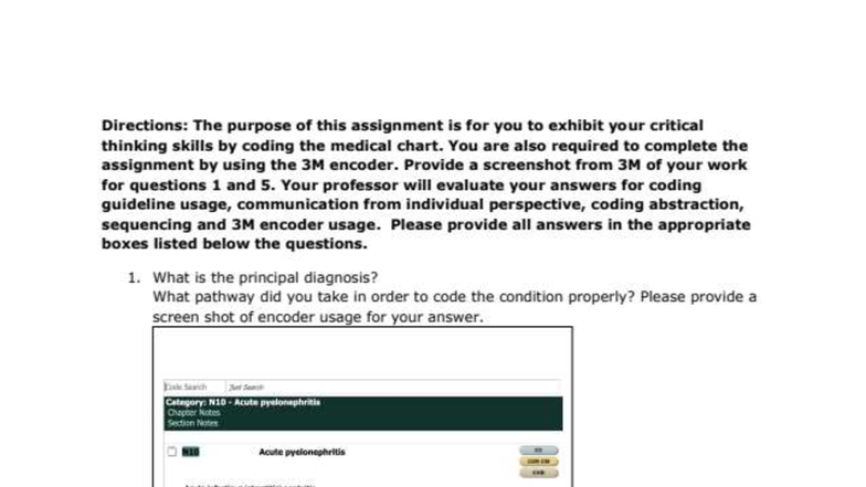 Graded Module 02 Coding Assignment - Beth Long Chart - HIM 2944 - Studocu