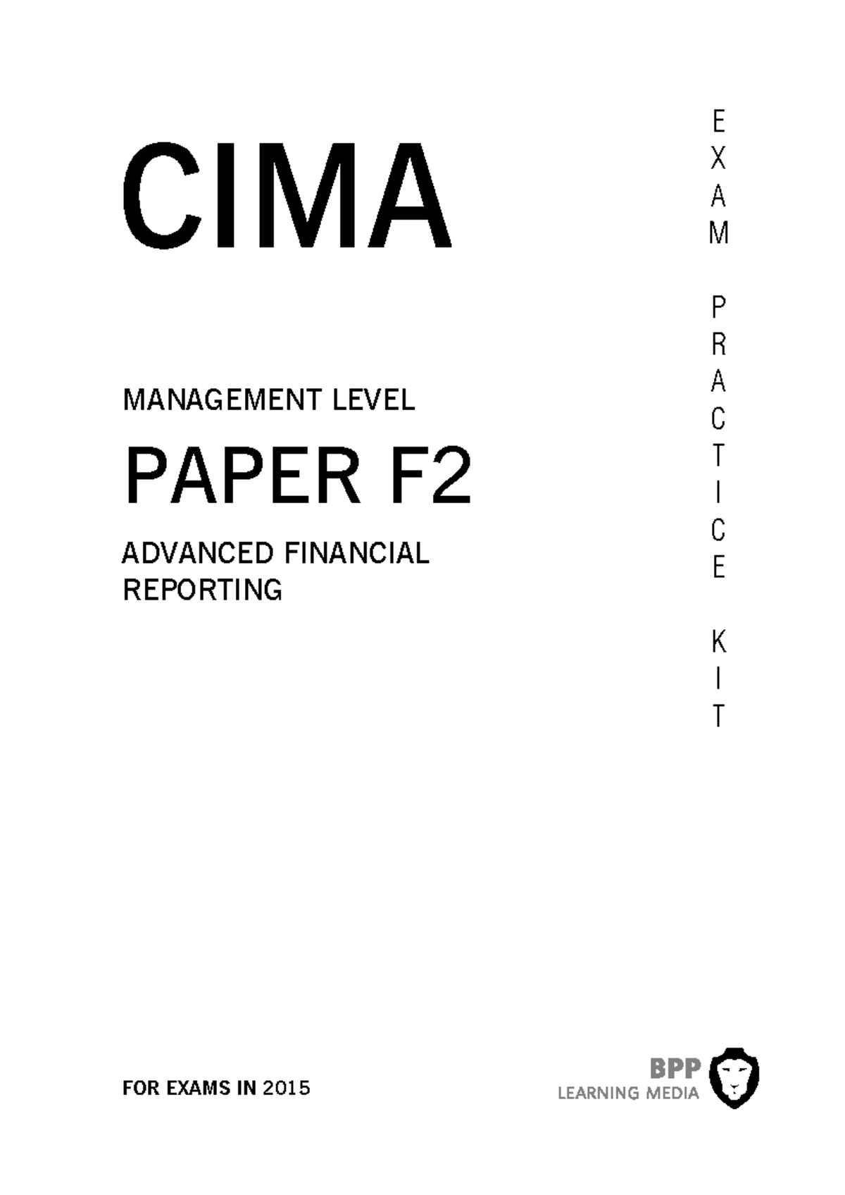 Pdfcoffee.com f2-exam-kit-bpppdf-pdf-free - E X A M P R A C T I C E K I ...