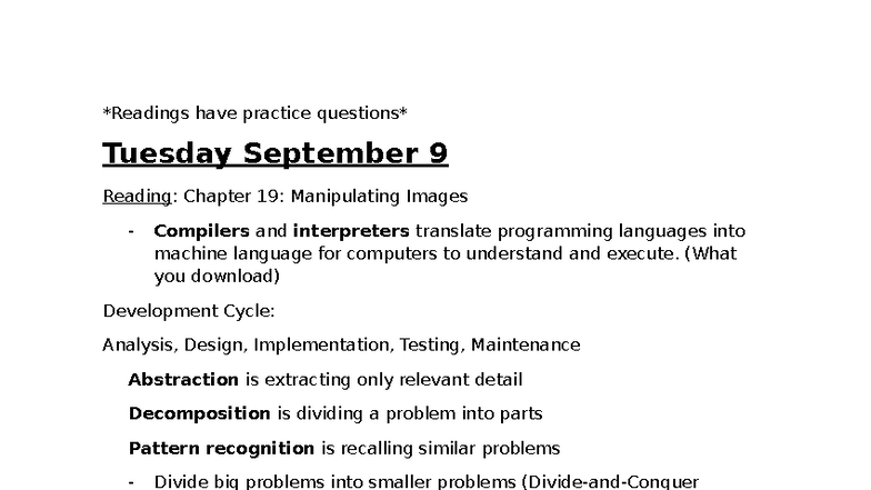COMP1405 - Lecture Notes: Python Basics, Functions, and Data Structures ...