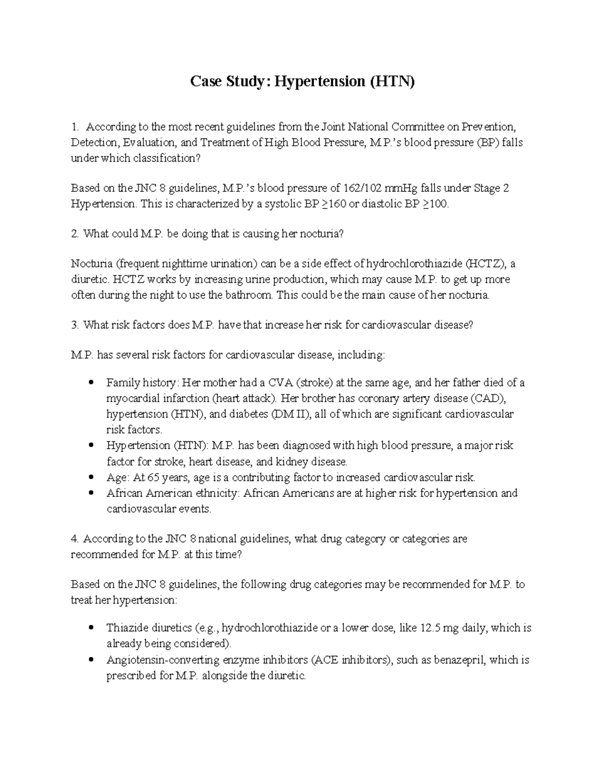 Case Study: Hypertension & Hip Fracture (HTN/HF) Management Insights ...
