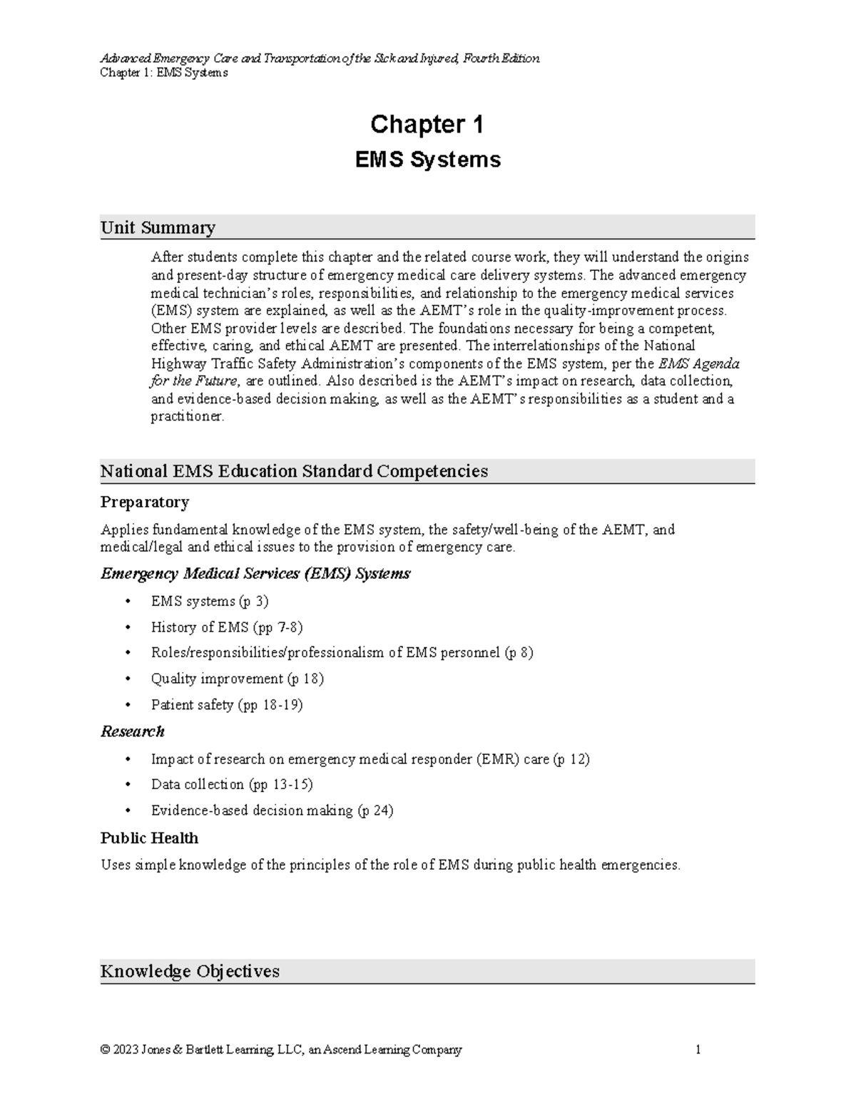 AEMT 101: Overview of EMS Systems and Advanced EMT Role - Studocu