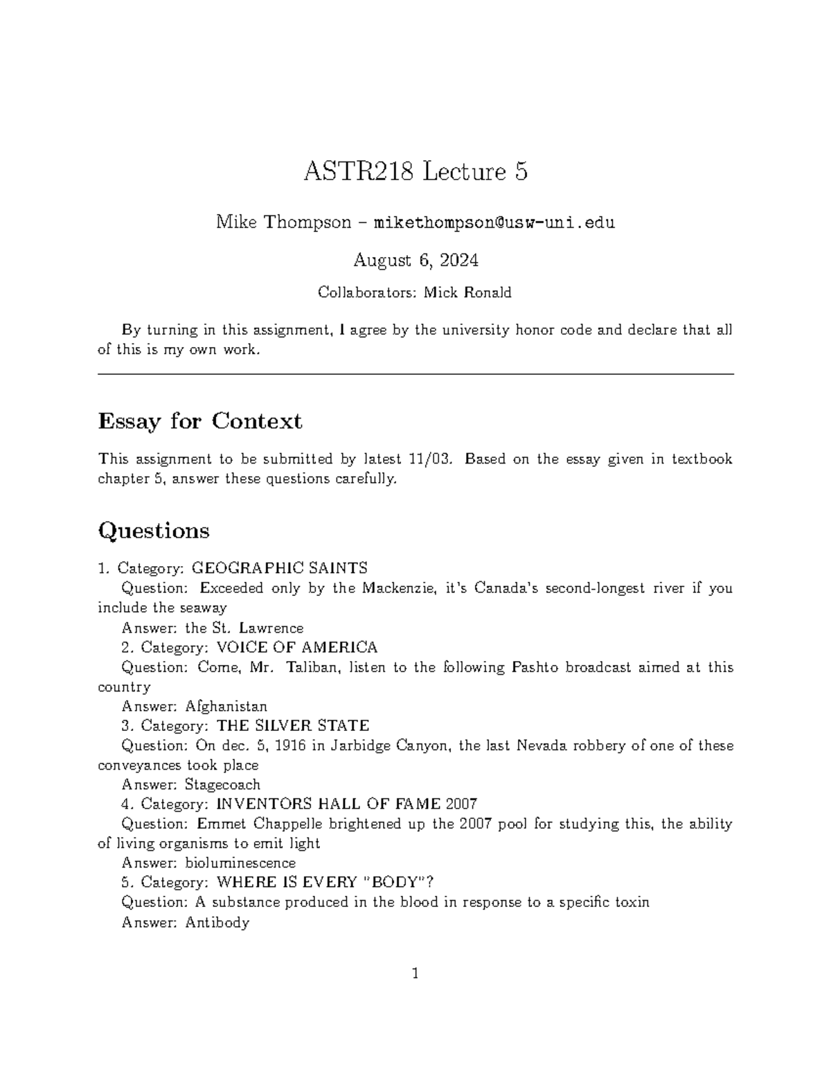 ASTR218 Lecture 5 - Exploring Earth's Nearest Astronomical Neighbors ...