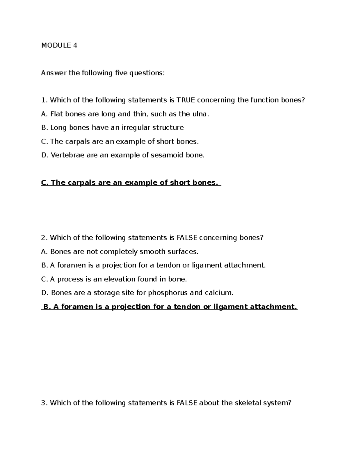 Module 4 - BIOD 151 Anatomy and Physiology 1 Exam 4: Digestive System Insights - Studocu