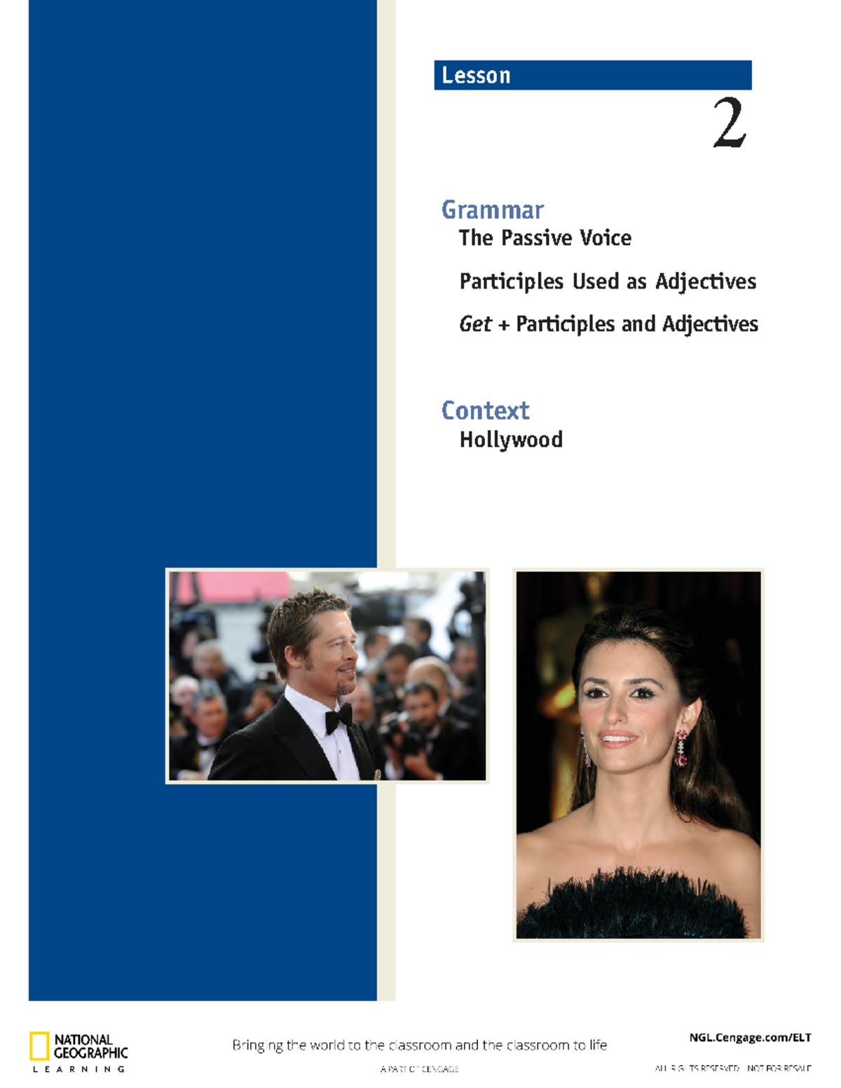 Passive Voice UNIT - Lesson 2 Grammar The Passive Voice Participles ...