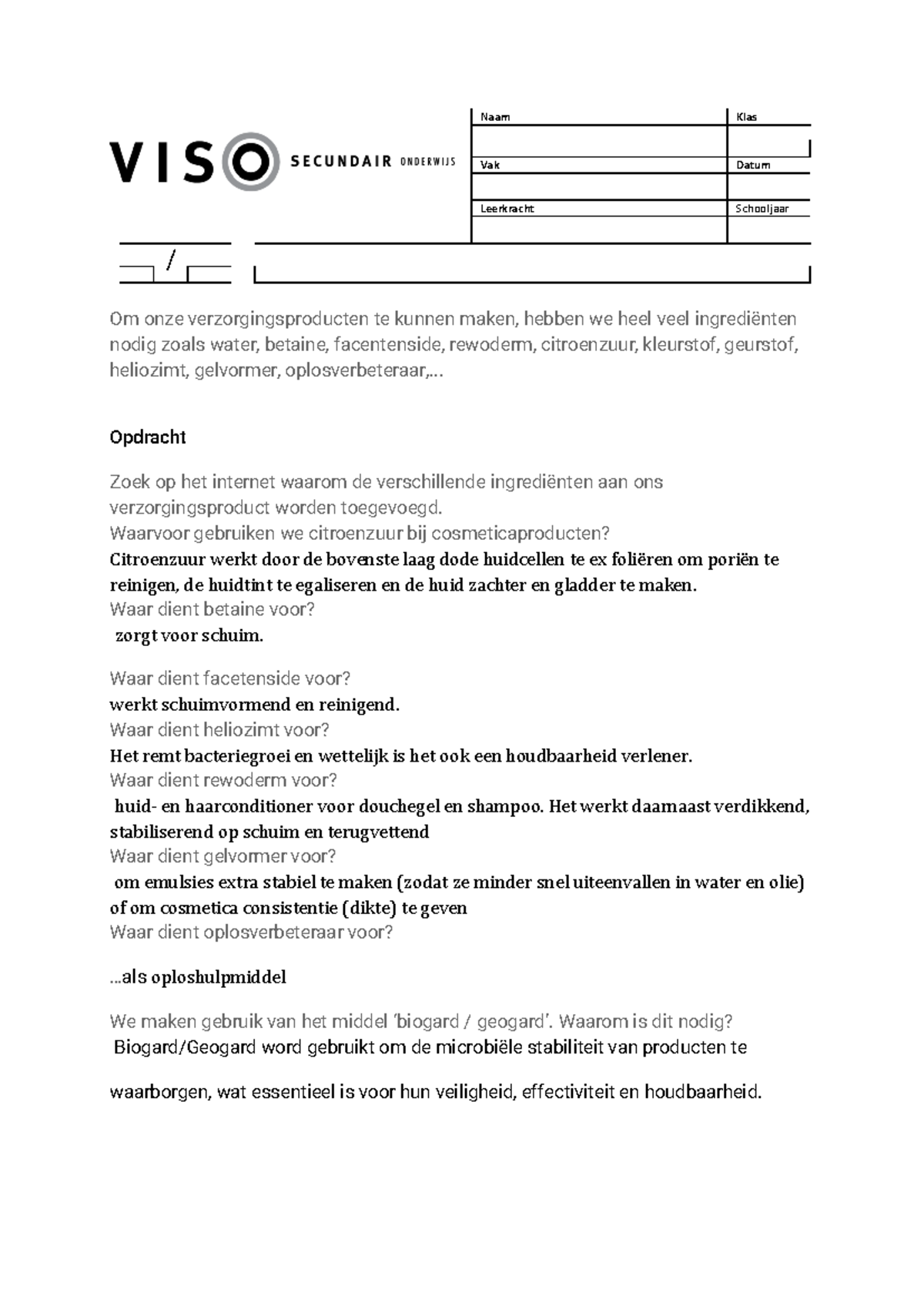 2ASTa De Cooman Mats taak toets sjabloon - Naam Klas Vak Datum ...